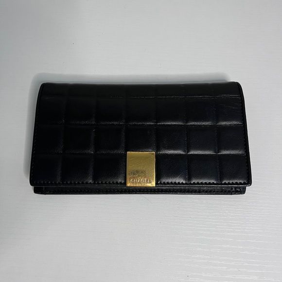 CHANEL | Bags | Chanel Chocolate Bar Wallet | Poshmark